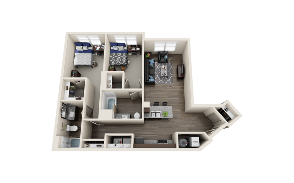 Floor Plans | Signature 1505 Student Apartments | Raleigh, NC
